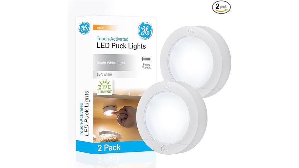 Battery-powered Puck Lights (closet/cabinet) Brighten Closet - Away ...